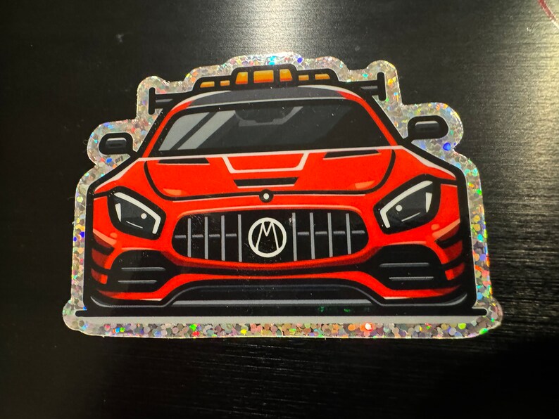 Sparkly Safety Car - Etsy