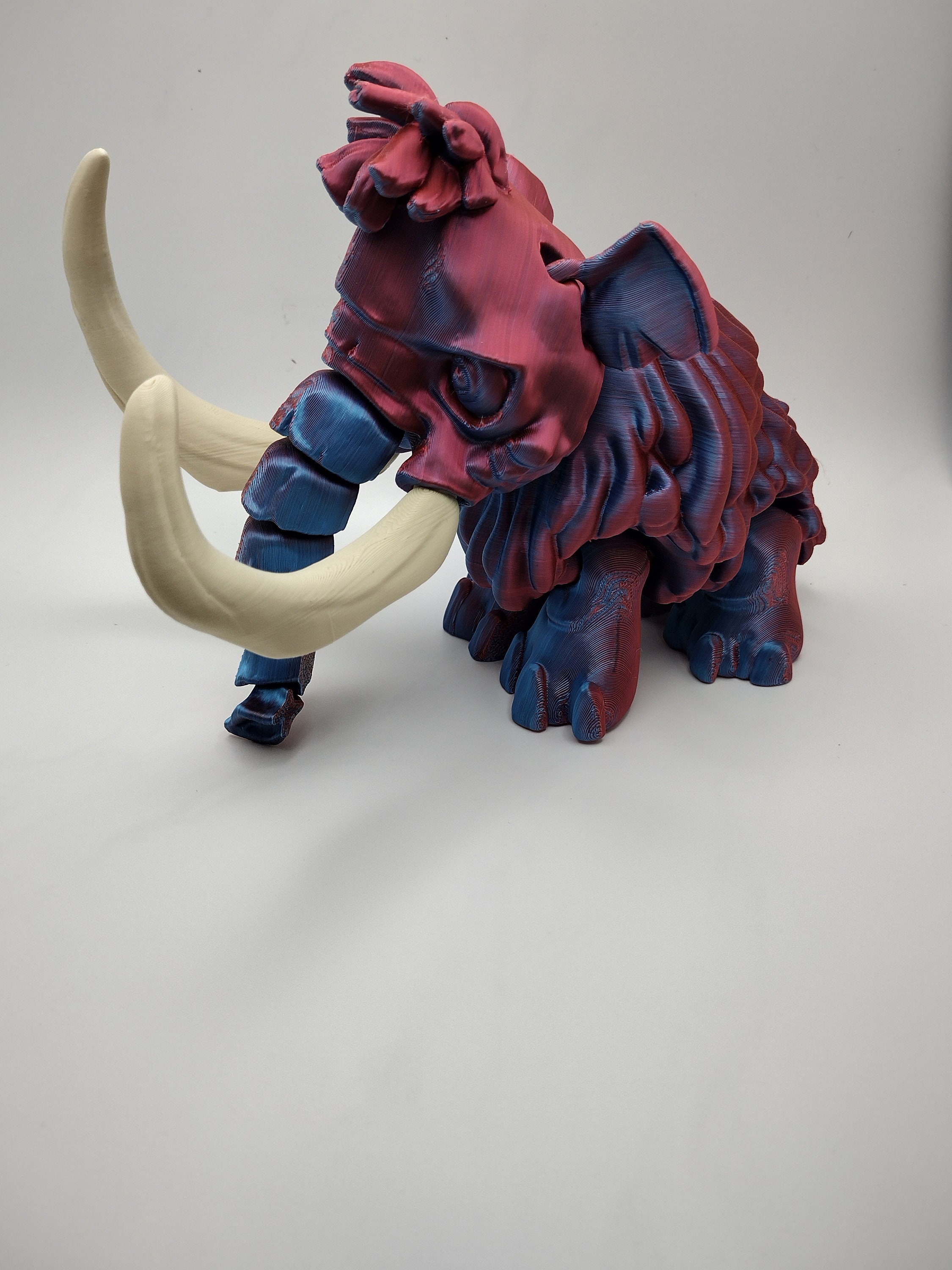 3d Wooly Mammoth Custom Color - Print to Order 3d Printed Mammoth - Etsy