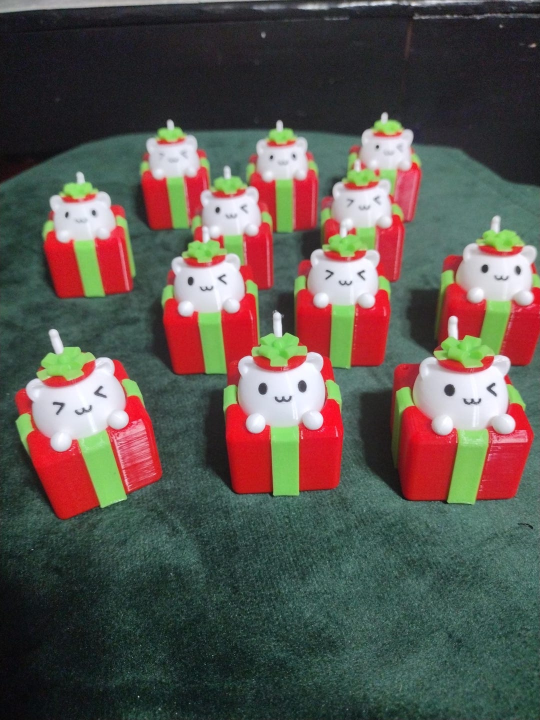 3d Cat Christmas Present Clicker- Print to Order 3d Printed Clicker - Etsy