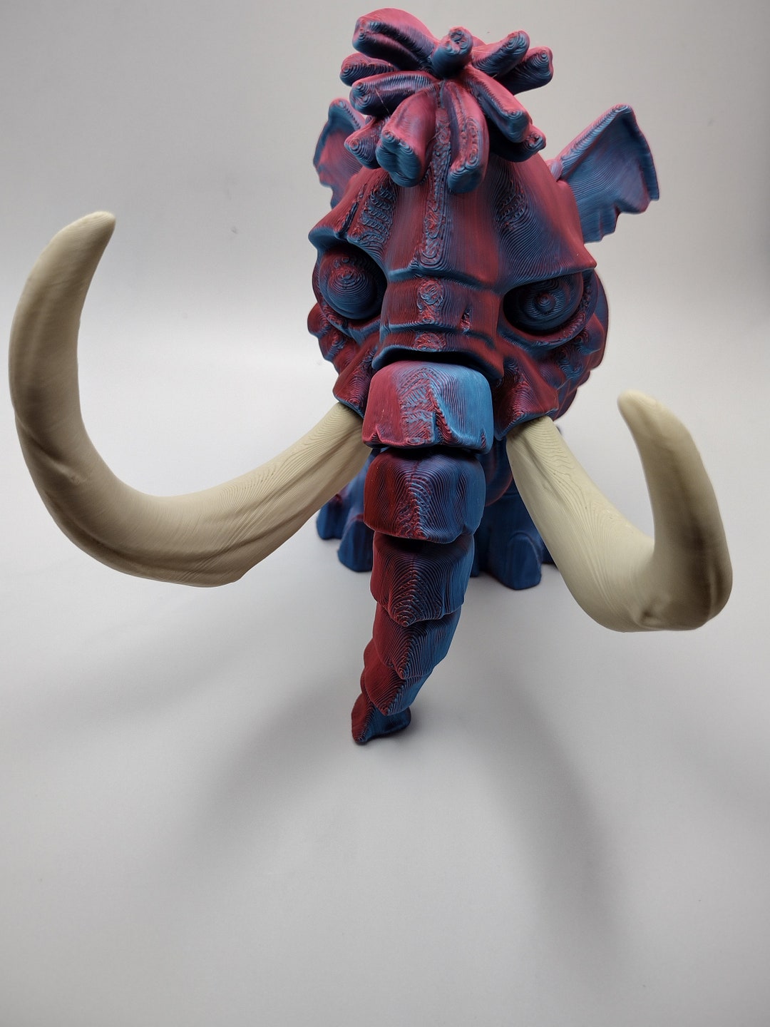 3d Wooly Mammoth Custom Color - Print to Order 3d Printed Mammoth - Etsy