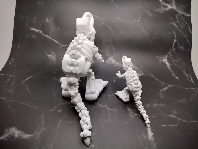 3d T-rex Skeleton Custom Color - Print to Order 3d Printed Dinosaur ...
