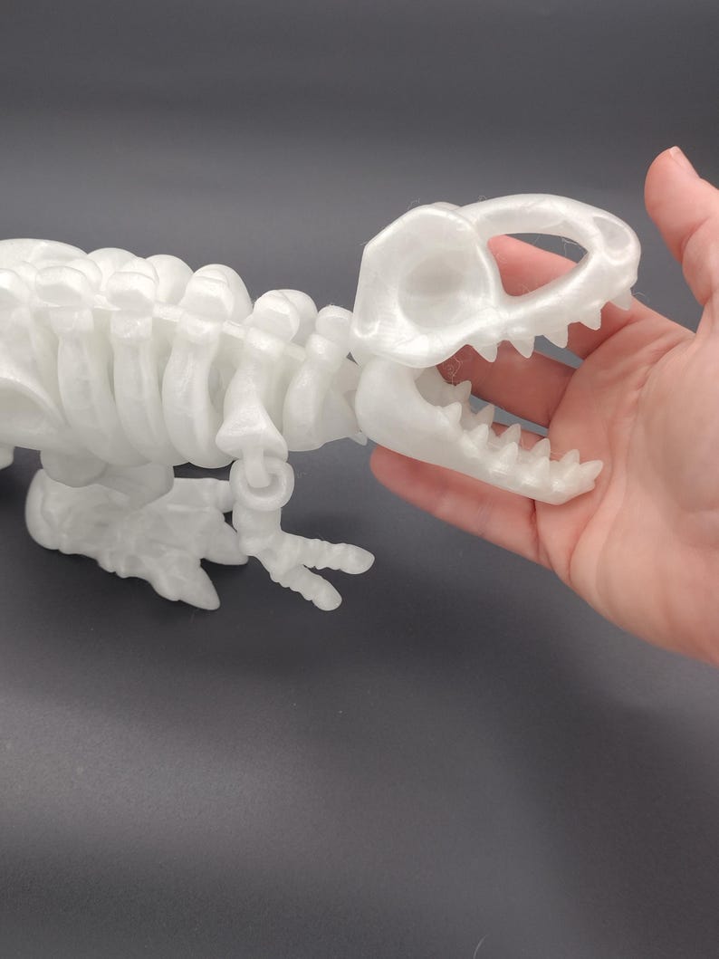 3d Jumbo T Rex Skeleton Custom Color - Print to Order 3d Printed ...