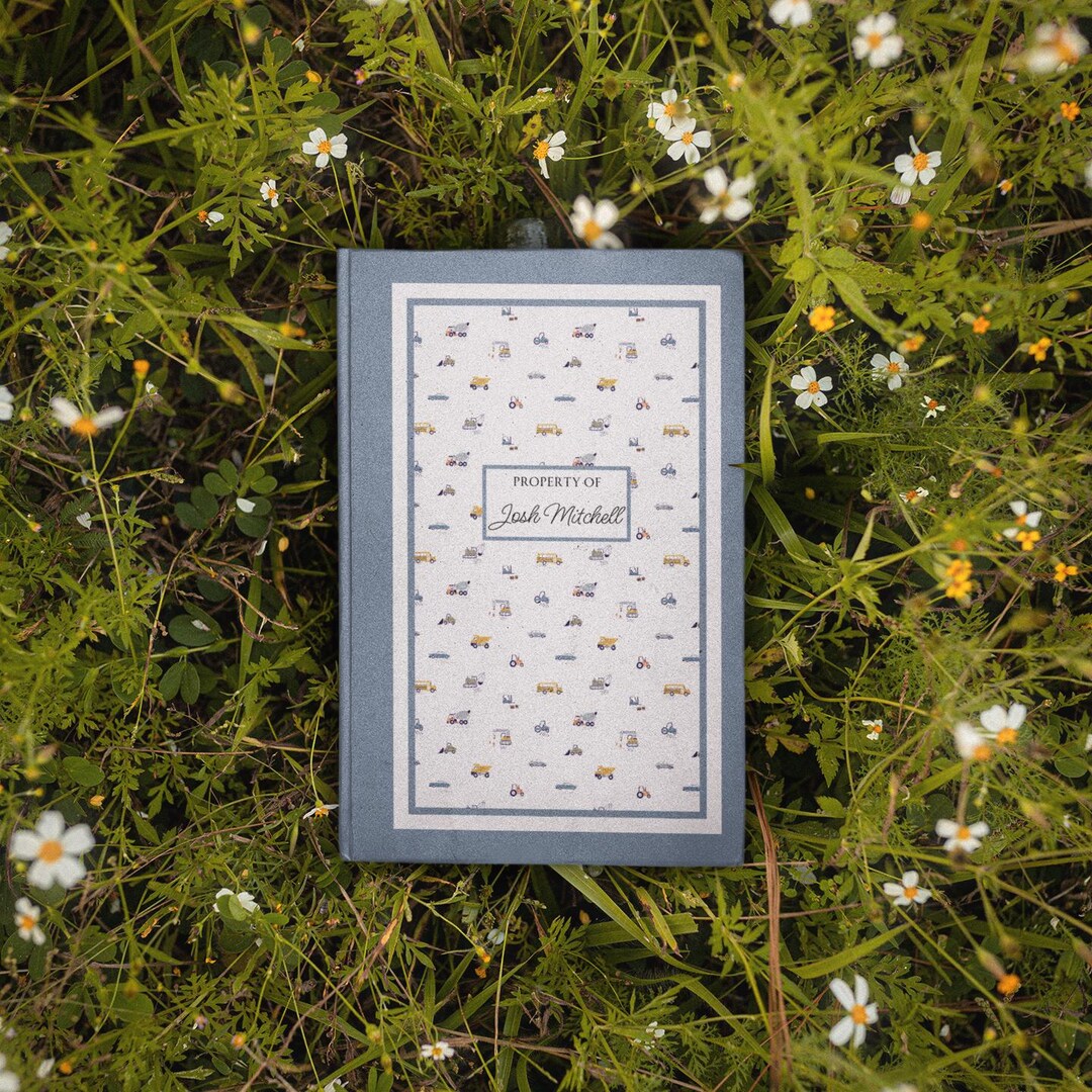 Personalized Construction Truck Notebook - Custom Name Journal, Dump ...