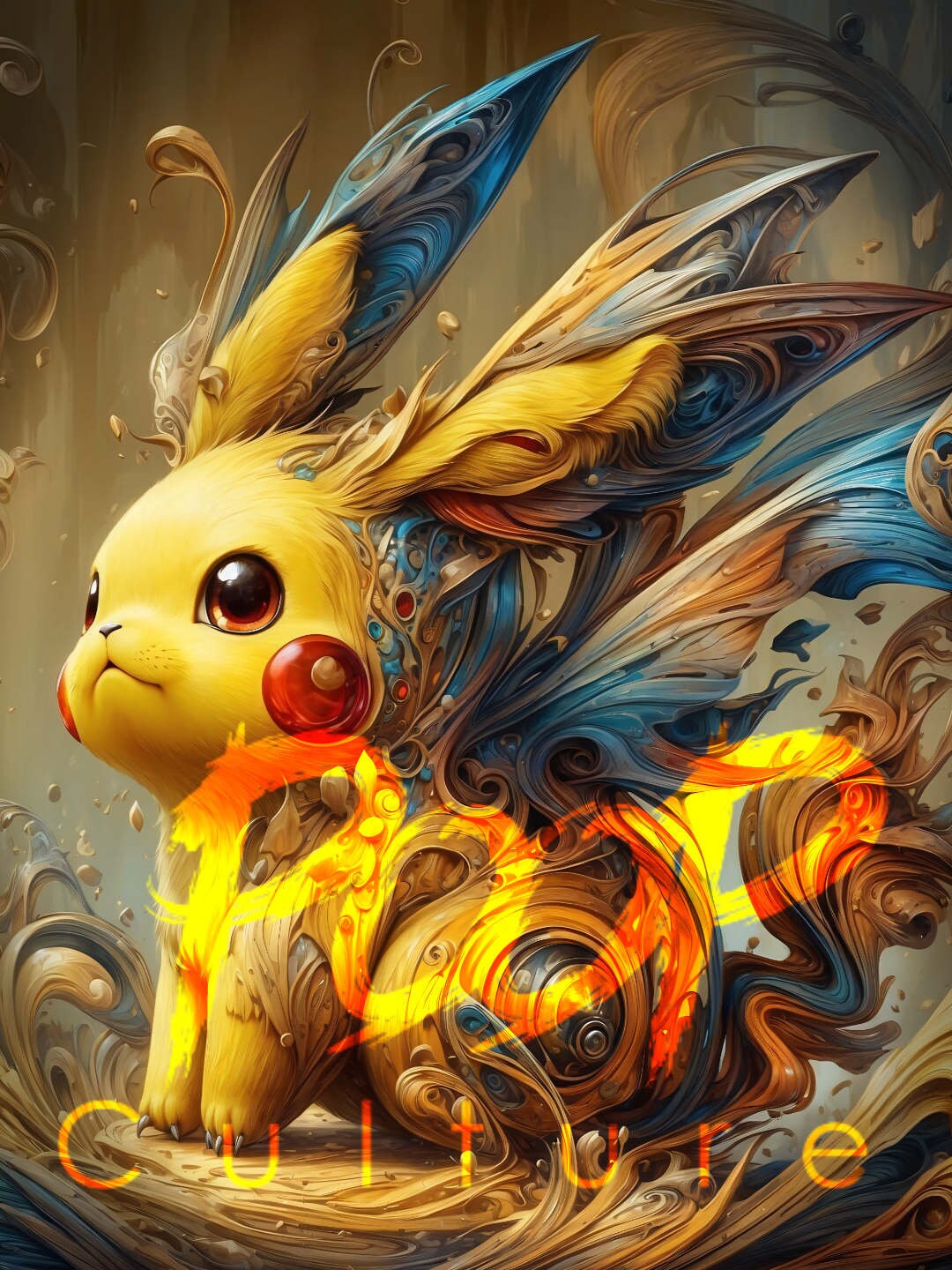 Pikachu, Pokemon, Print Ready, Instant Download, Poster, Wall Art ...