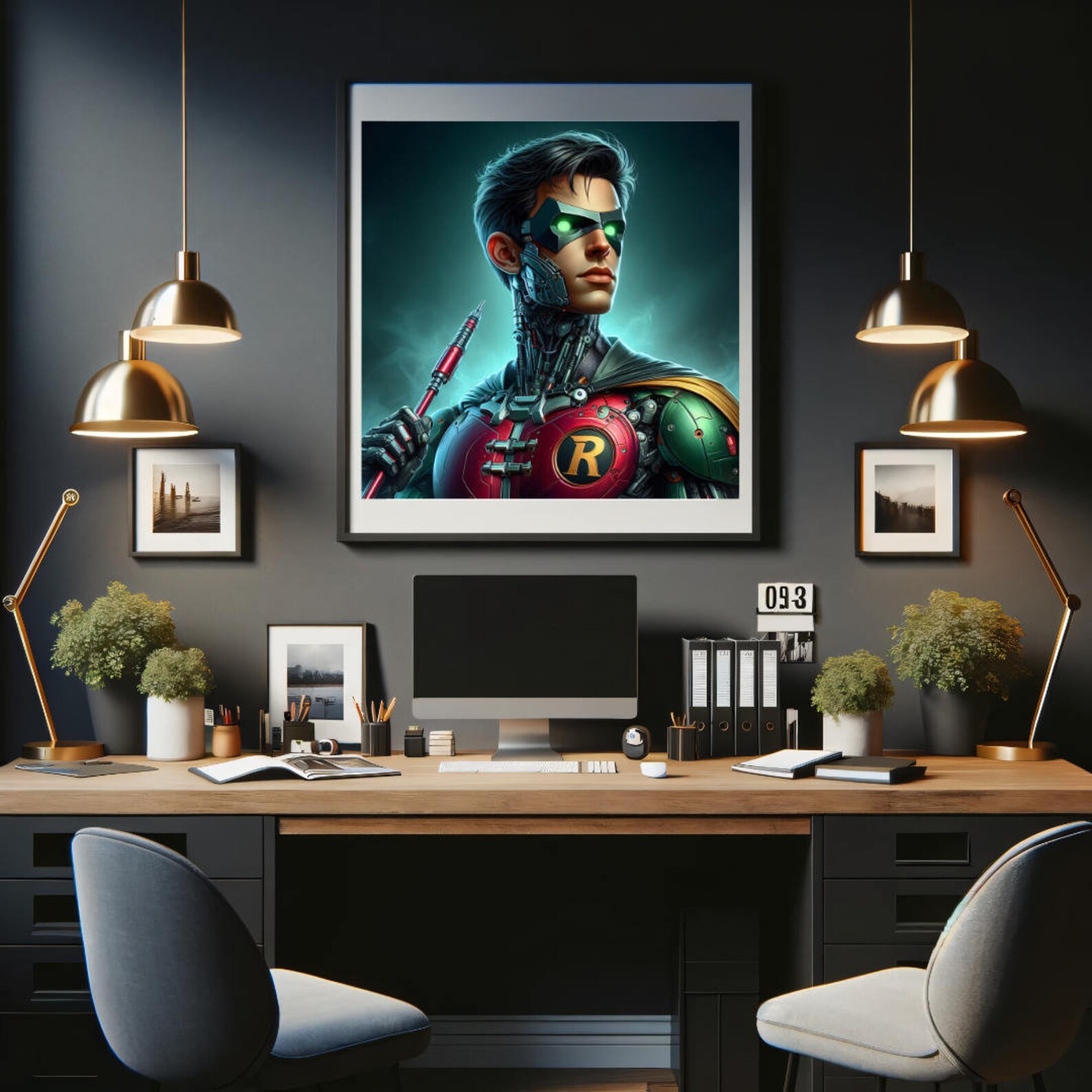 Robin, DC, Comics, Poster, Print, Print Ready, Instant Download, Wall ...