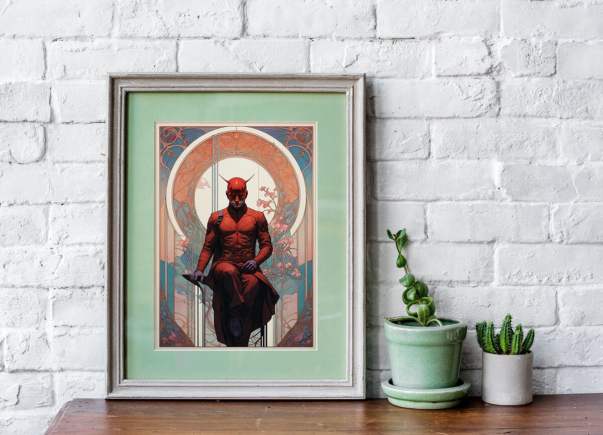 Daredevil, Wall Art, Poster, Print, Print Ready, Instant Download, Hero ...