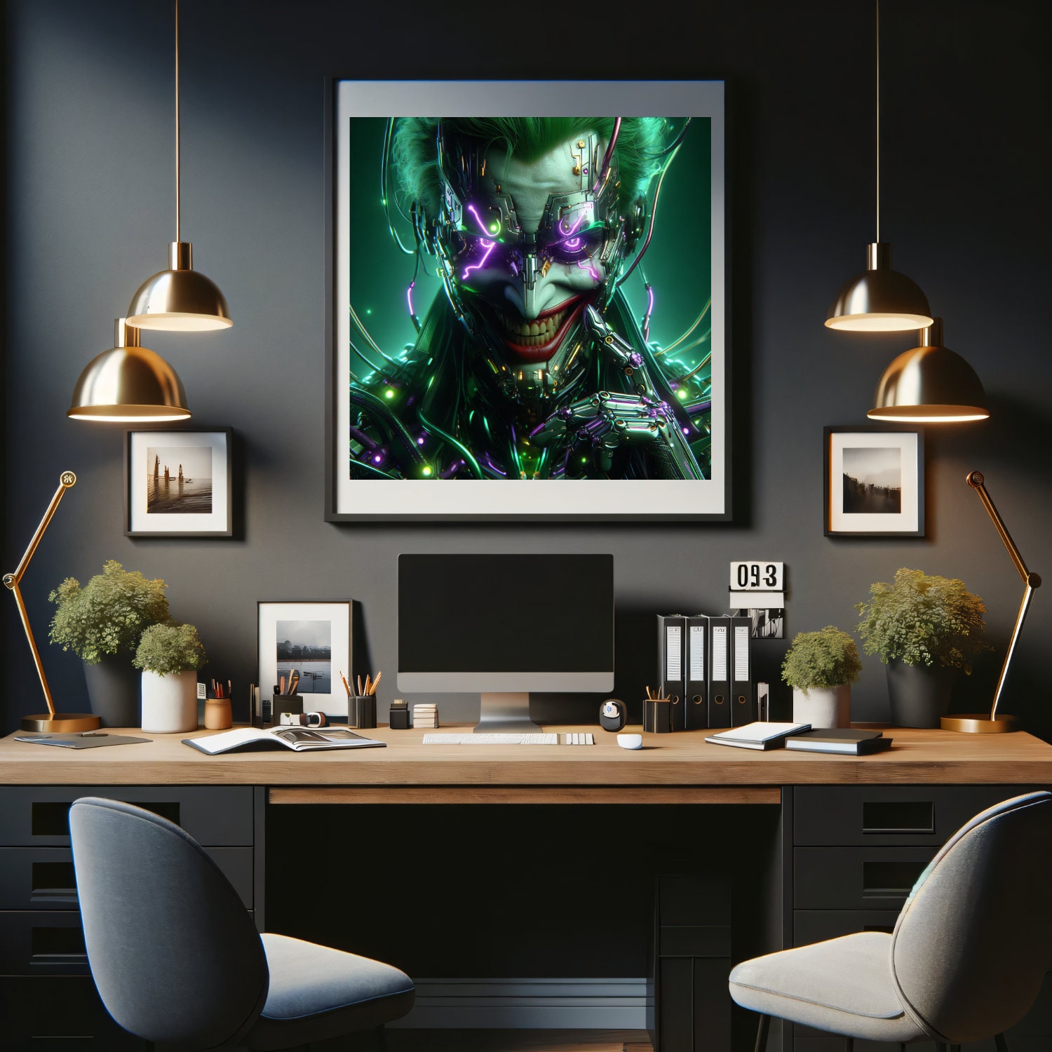 Joker, Robot Joker, Robot, Cyber, DC, Comics, Villain, Poster, Prints ...