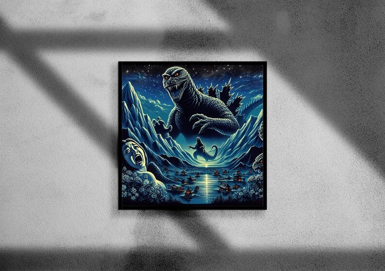 Gojira, Godzilla, Monster, Creature, Legend, Poster, Print, Print Ready ...