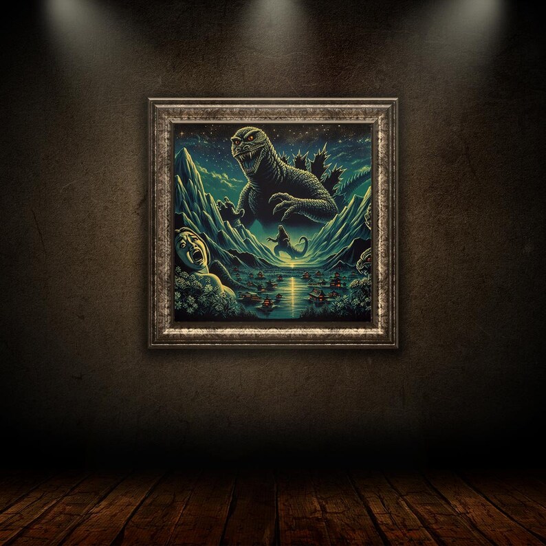 Gojira, Godzilla, Monster, Creature, Legend, Poster, Print, Print Ready ...