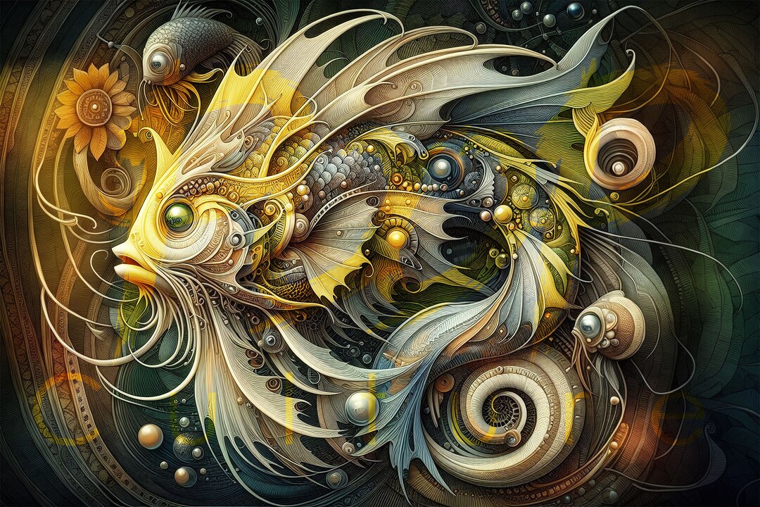 Fantastical Creature, Fish, Biomechanical, Otherworldly, Alien, Instant ...