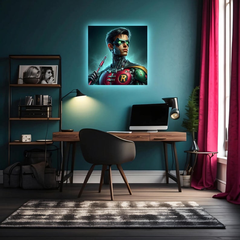 Robin, DC, Comics, Poster, Print, Print Ready, Instant Download, Wall ...