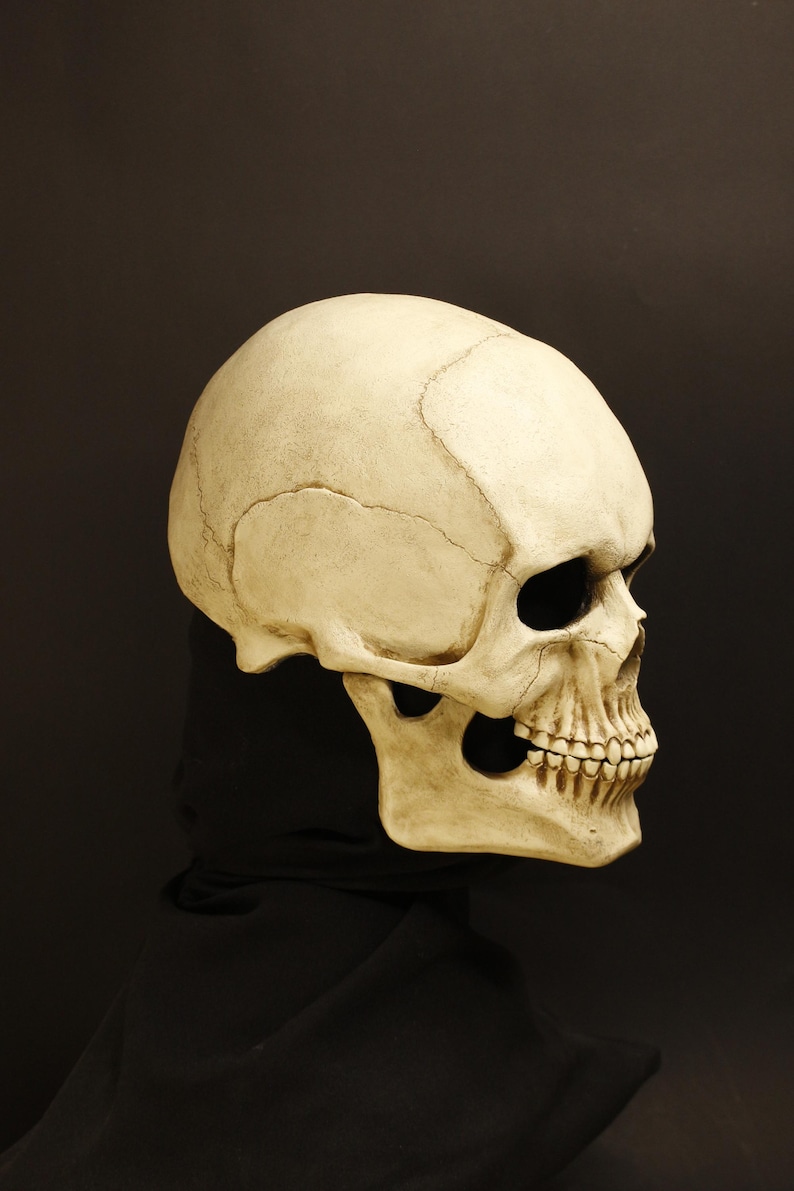 Skull Mask for Cosplay With Moving Jaw - Etsy