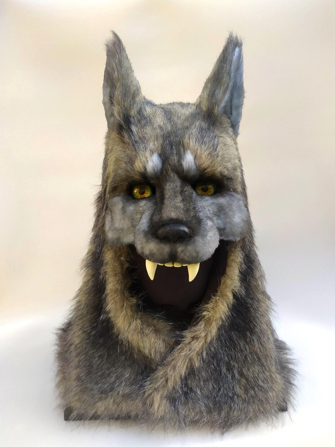 Wolf Mask With Fure - Etsy