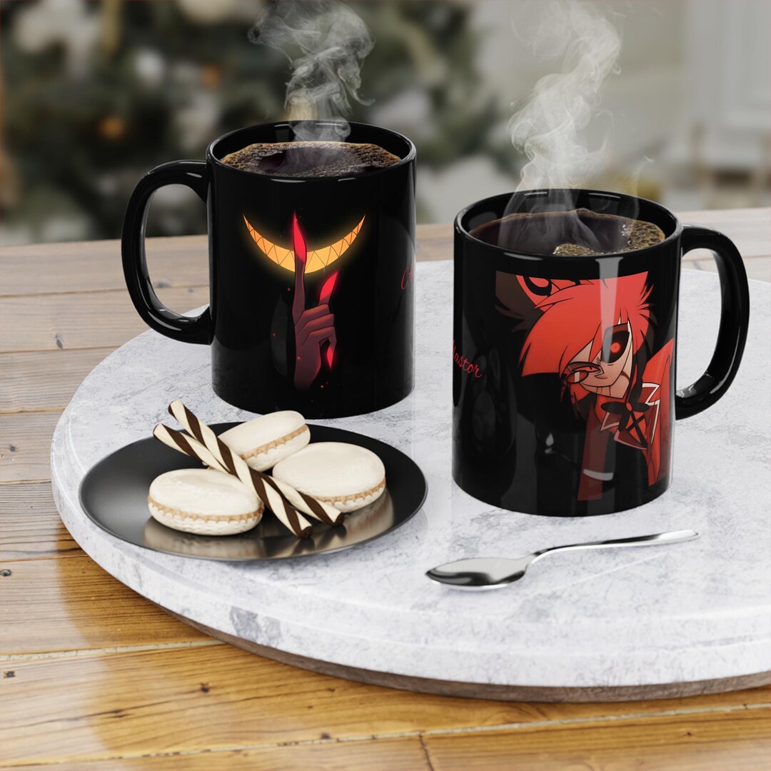 Alastor the Radio Demon, Black Mug, Hazbin Hotel, 11oz, 15oz, Alastor ...