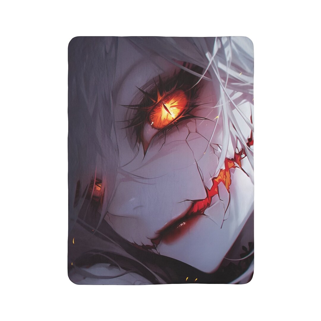 Vampire Girl Blanket, Dark Anime Blanket, Gothic Anime Blanket, Dark ...