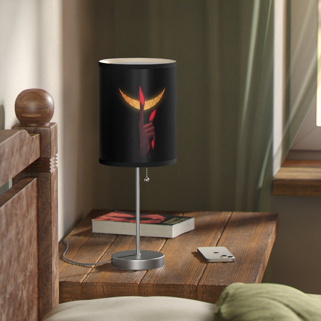 Dark Smile Lamp, Alastor, Night Lamp, Hazbin Hotel, Anime Lamp, Happy ...