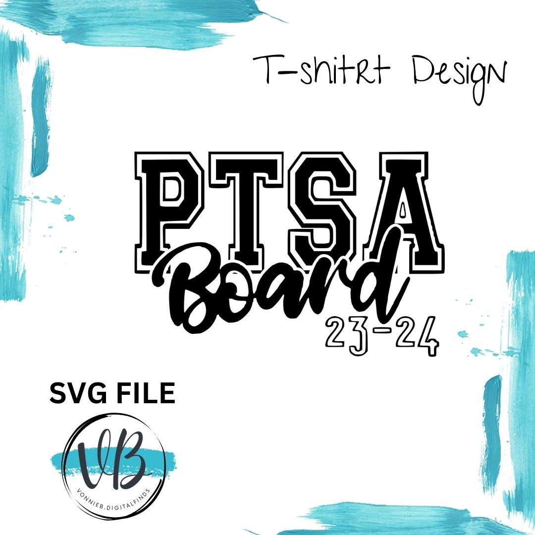 PTSA Board T-shirt Design SVG and PNG File - Etsy