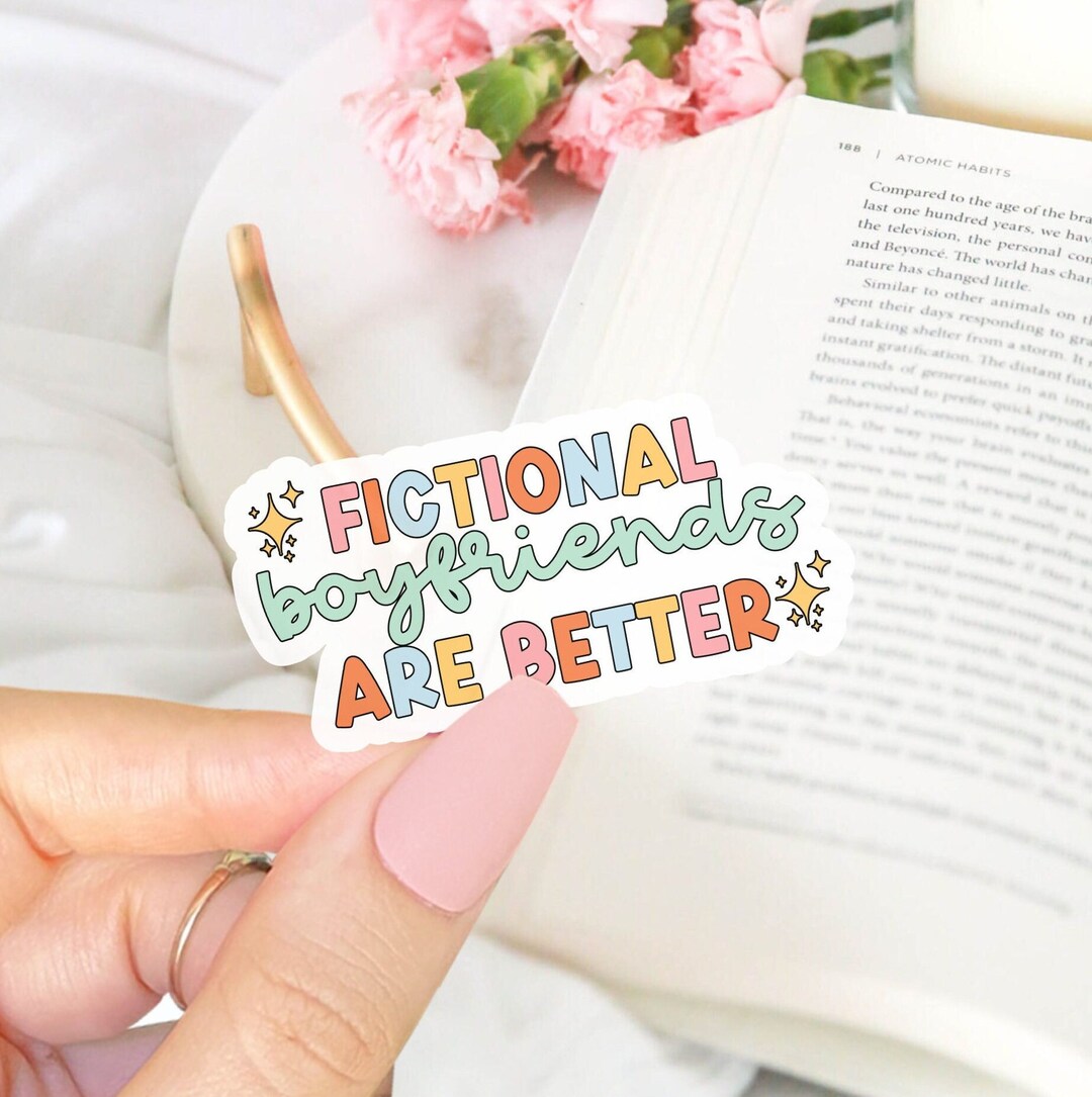 Fictional Boyfriends Sticker: Waterproof Kindle / Laptop Decal - Etsy