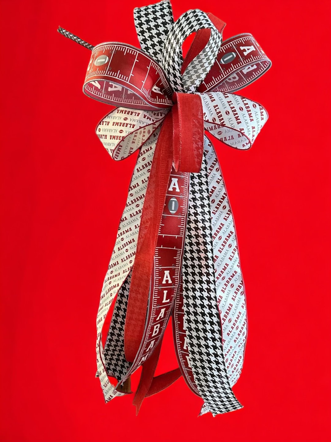 University of Alabama Large Bow for Door - Etsy