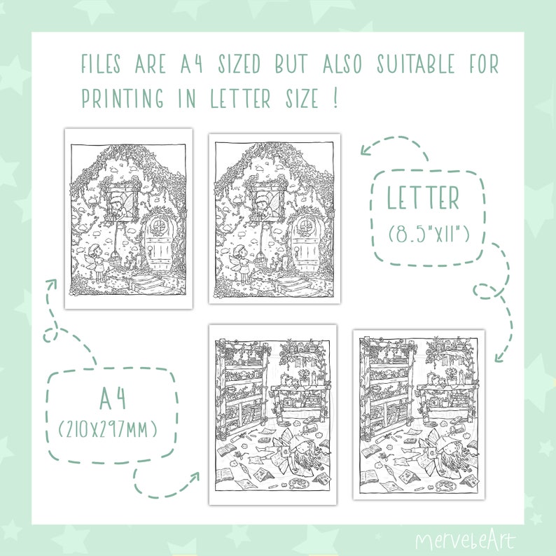 Daily Life Fairies, Fairy Chores Coloring Pages, Ivy Covered House ...