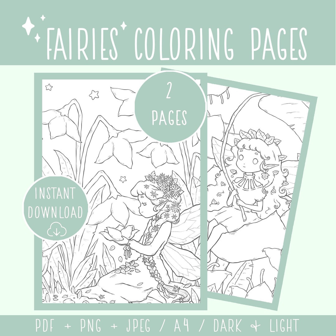 Flower Fairies, Fairy Coloring Pages, Cute Pixies, Printables, Floral ...