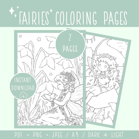 Pictures Of Fairies And Pixies To Color