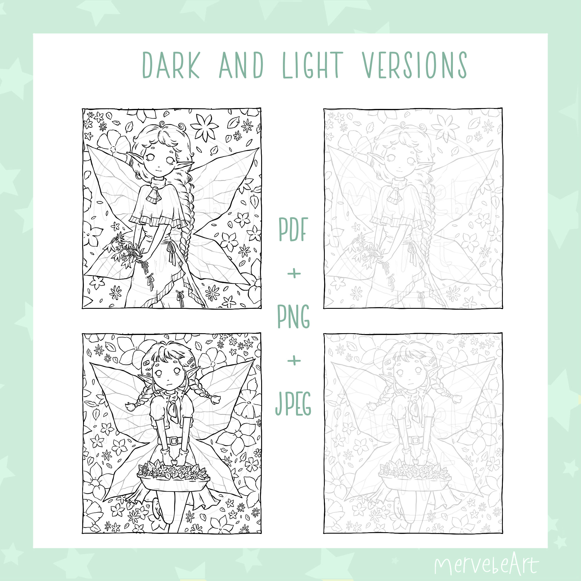 Flying Fairies, Fairy Coloring Pages, Cute, Pixies, Printables, Flower ...