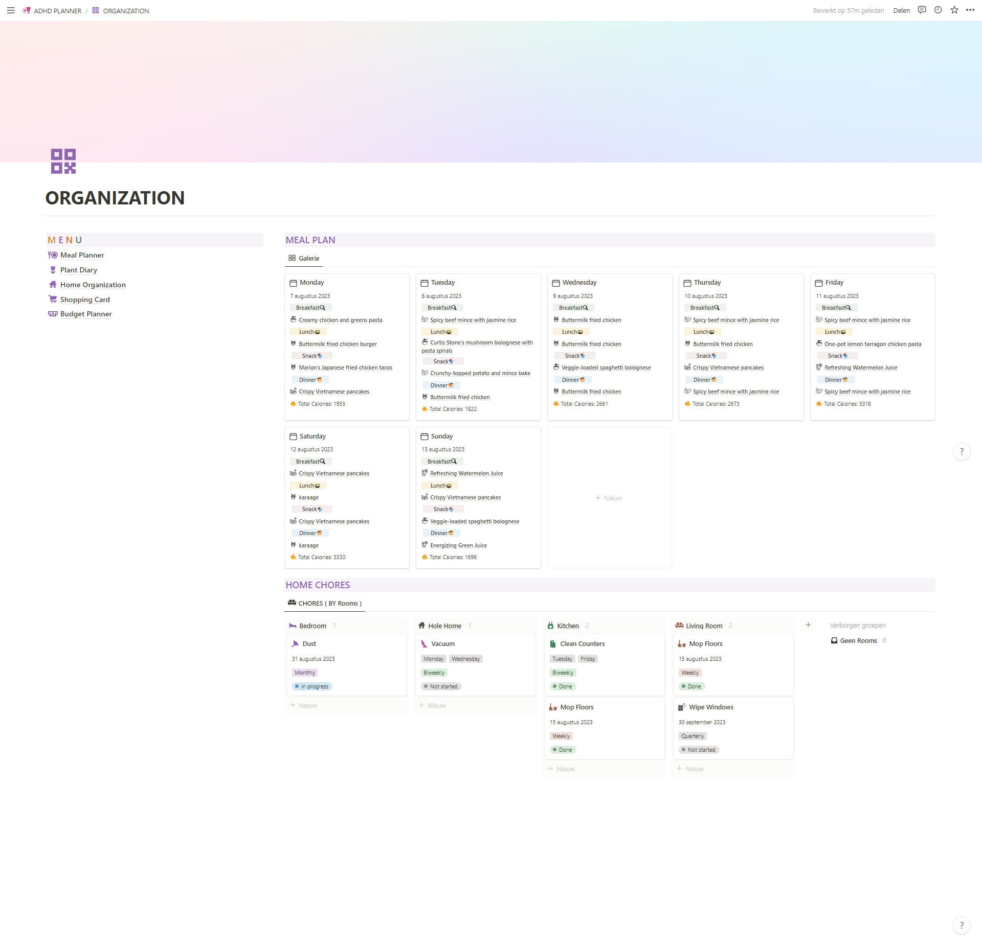 Notion ADHD Dashboard, Complete Bundle to Organize Your Life With This ...