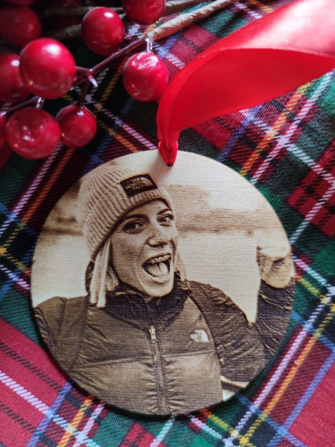 Photo Wood Ball. Pallina in Legno Con Foto Incisa - Etsy