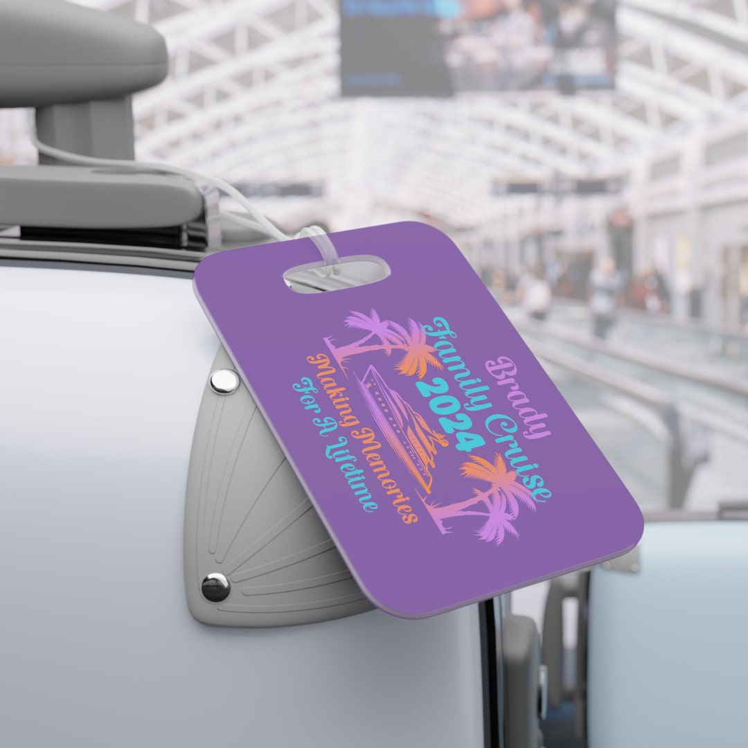 Personalized Family Cruise Luggage Tags, Gift for Family Vacation, Luggage Tags for a Group ...