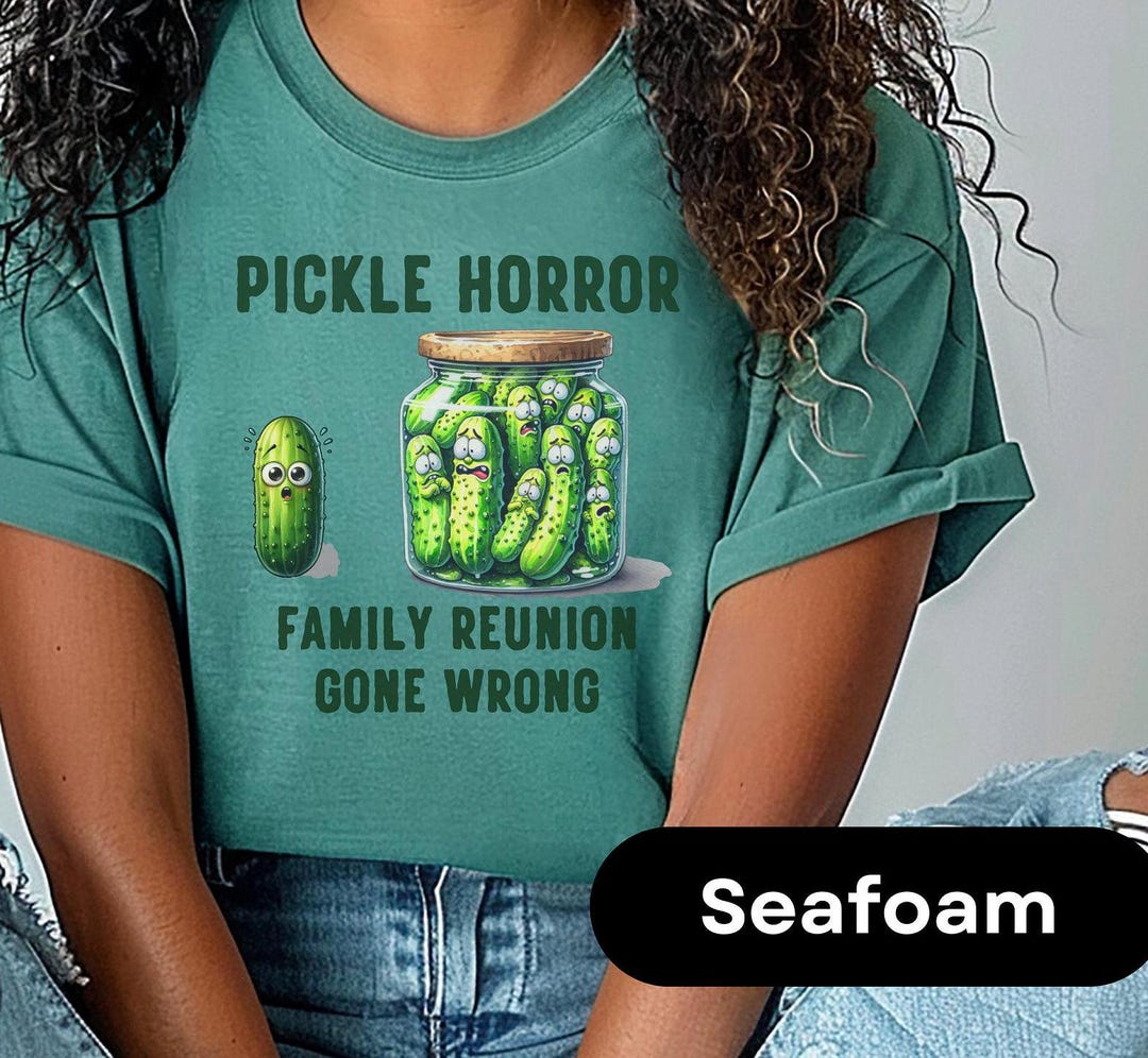 Pickle T-shirt, Pickle Horror Family Reunion Gone Wrong Tee, Funny ...