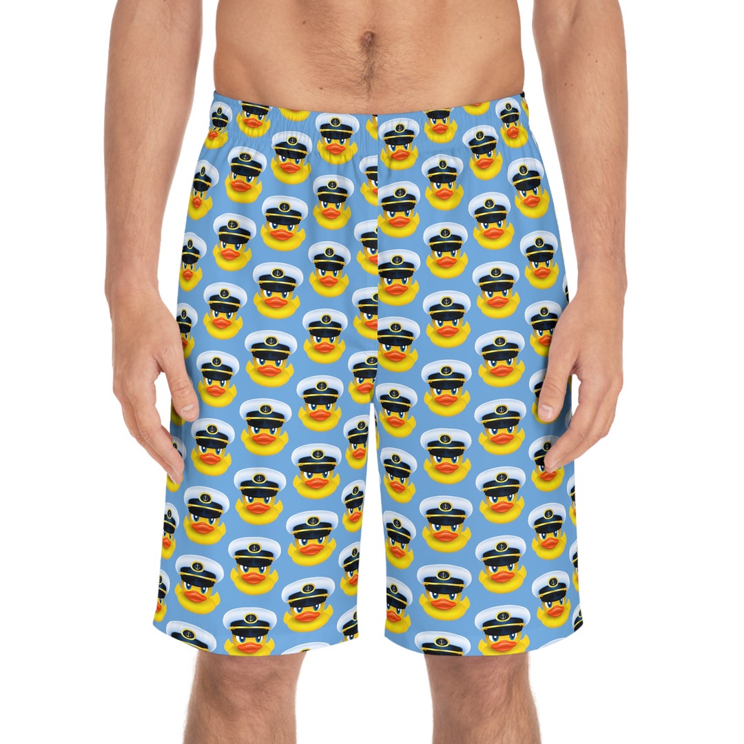 Ducky Swimsuit for Men and Boys, Swim Trunks for Him, Surfer Shorts for ...