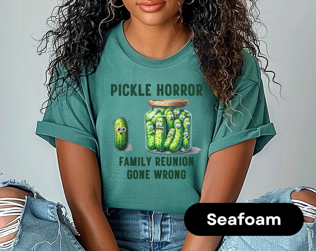Pickle T-shirt, Pickle Horror Family Reunion Gone Wrong Tee, Funny ...
