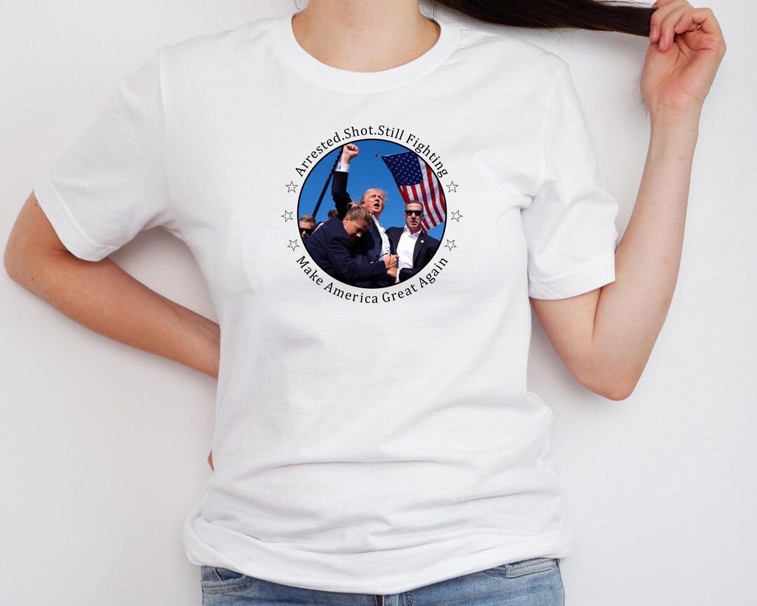 2024 Trump Tee Shirt, Donald Trump Make America Great Again Printed ...