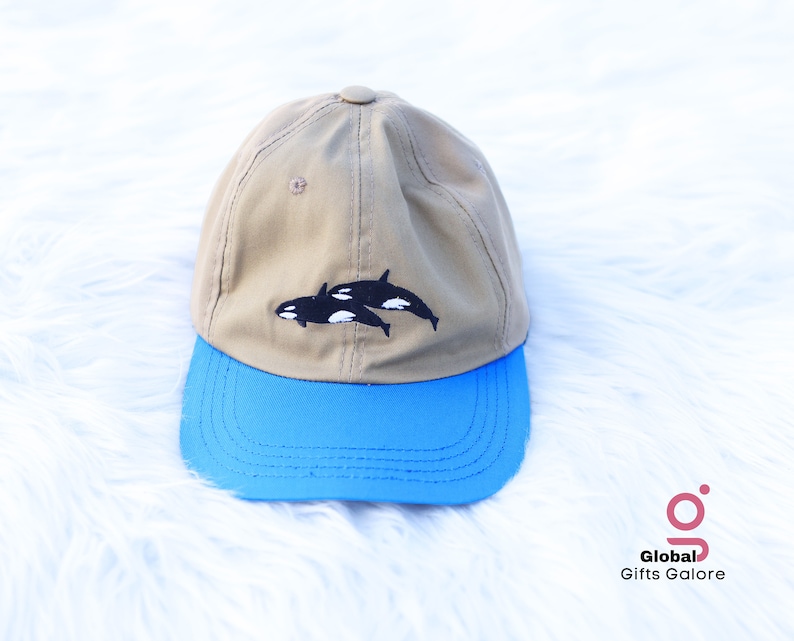 Orca Whale Wildlife Snapbacks Hats, Embroidered Killer Orca Whale ...