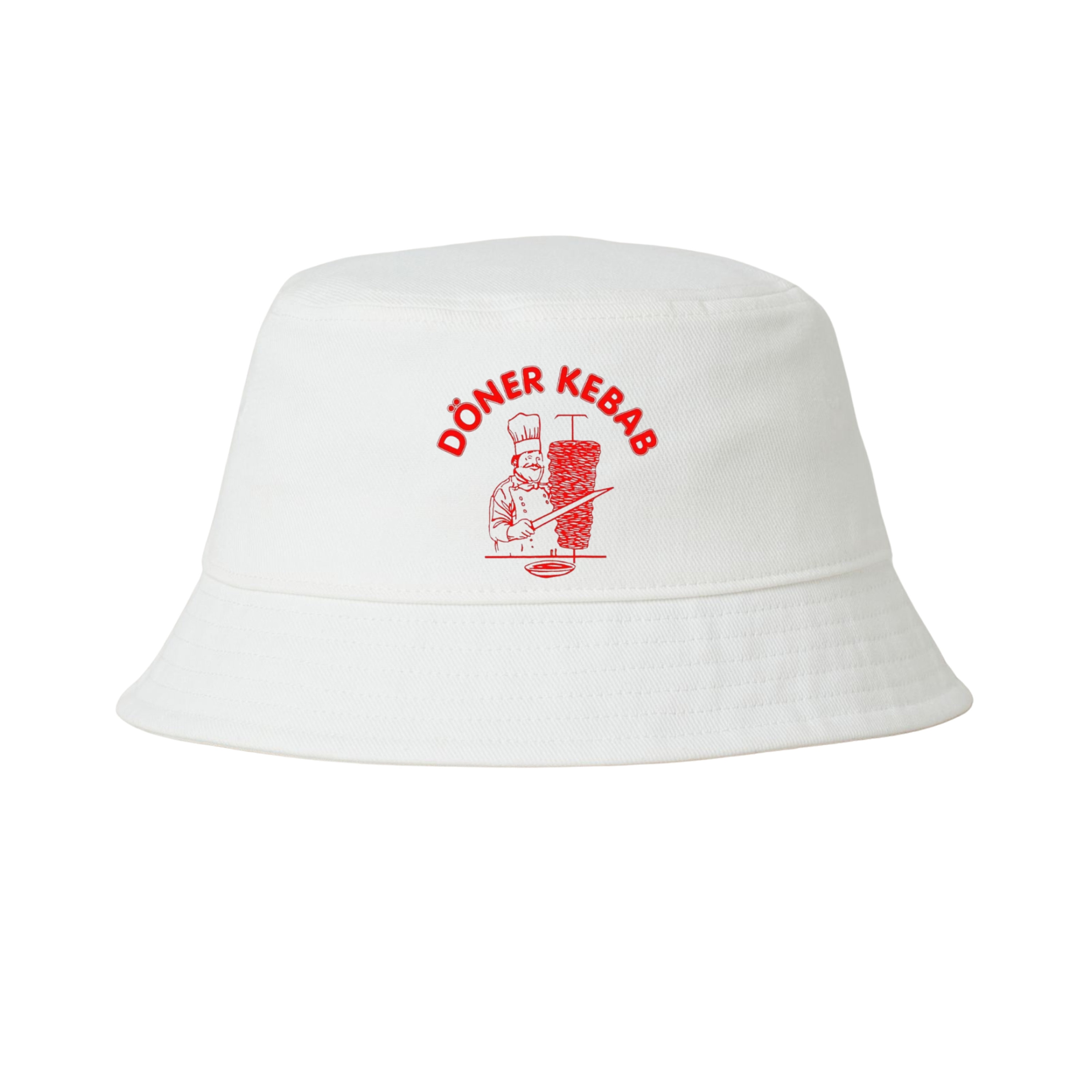 Doner Kebab Hat Sun Hat Fishing Hat Bucket Hat Fishing Hat White Funny ...