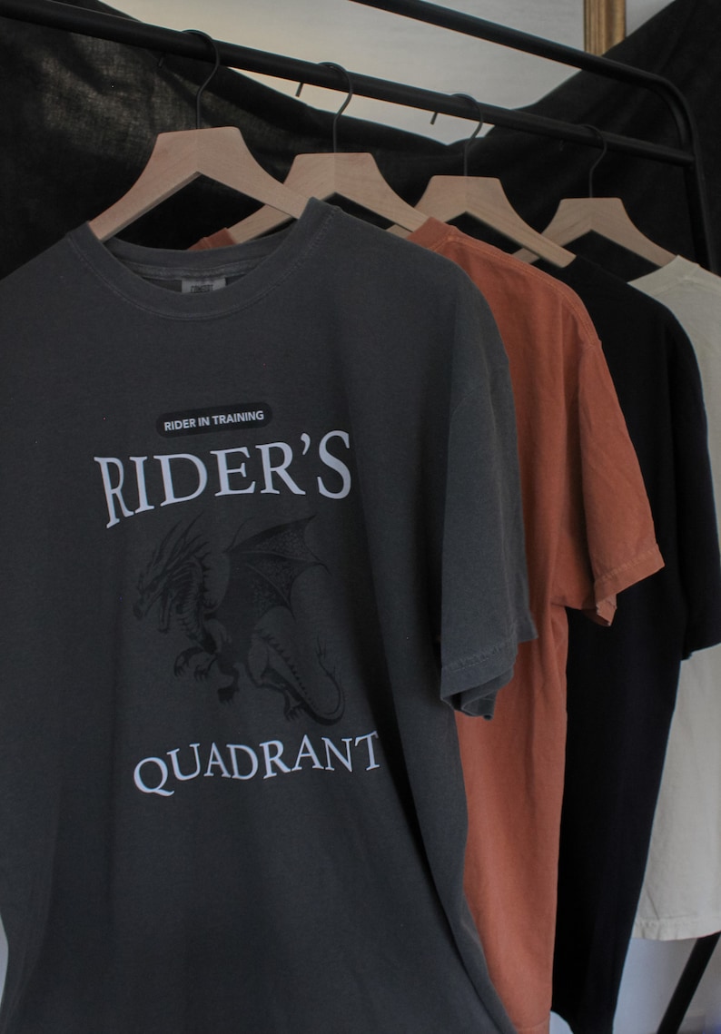 Riders Quadrant Dragon Rider in Training T-shirt Book Lovers Comfort ...