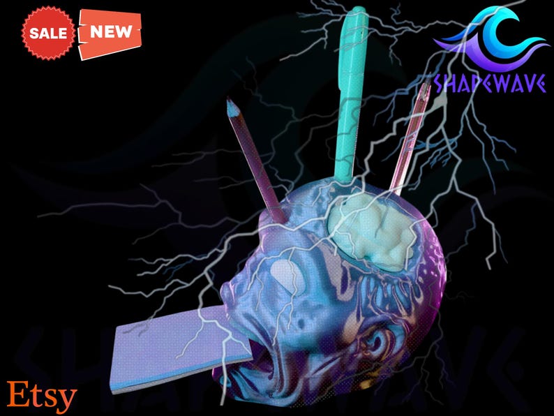 Zombie Pen Holder STL Design for 3D Printing - Etsy