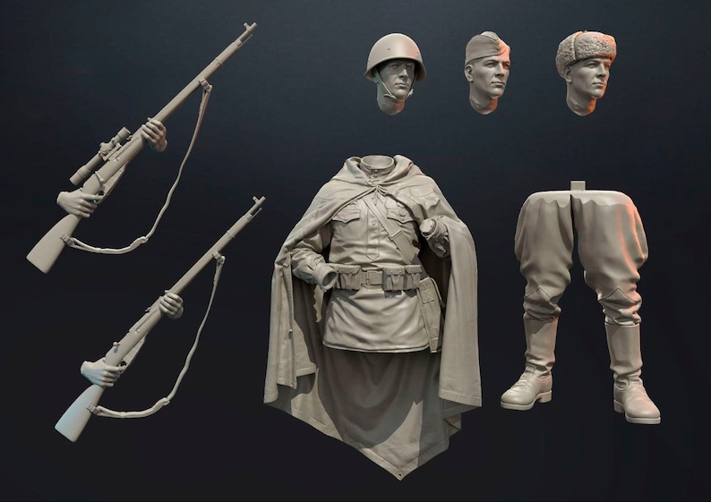 Army Stl Pack , Modern War Stl Pack , Napelonic Stl Pack Soldier Stl ...
