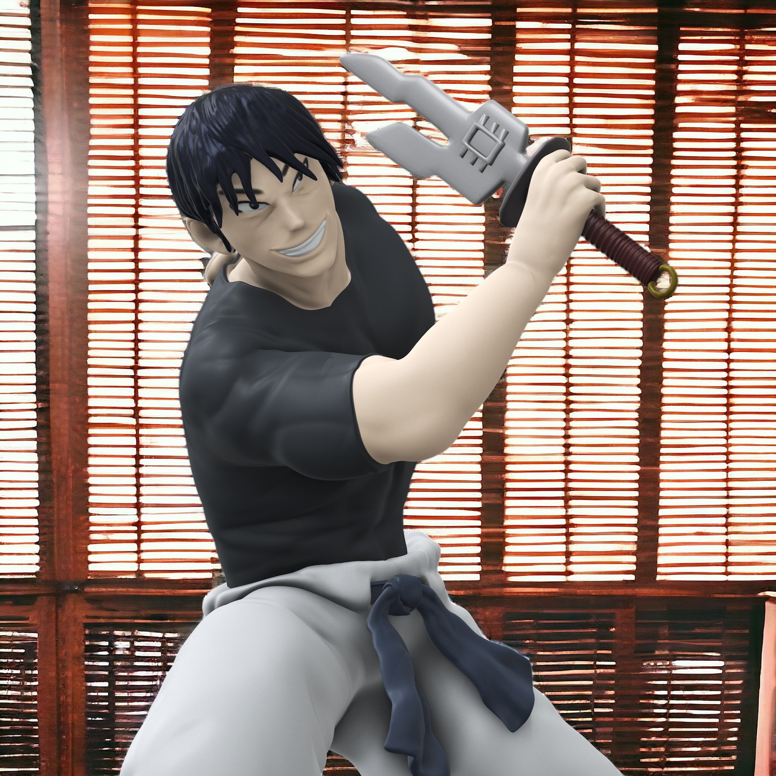 Fushiguro Toji From JUJUTSU KAISEN Fıgurine -toji Stl Pack 2 Piece ...