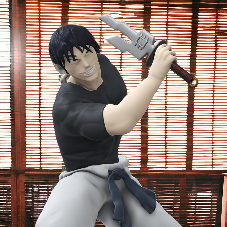 Fushiguro Toji From JUJUTSU KAISEN Fıgurine -toji Stl Pack 2 Piece ...