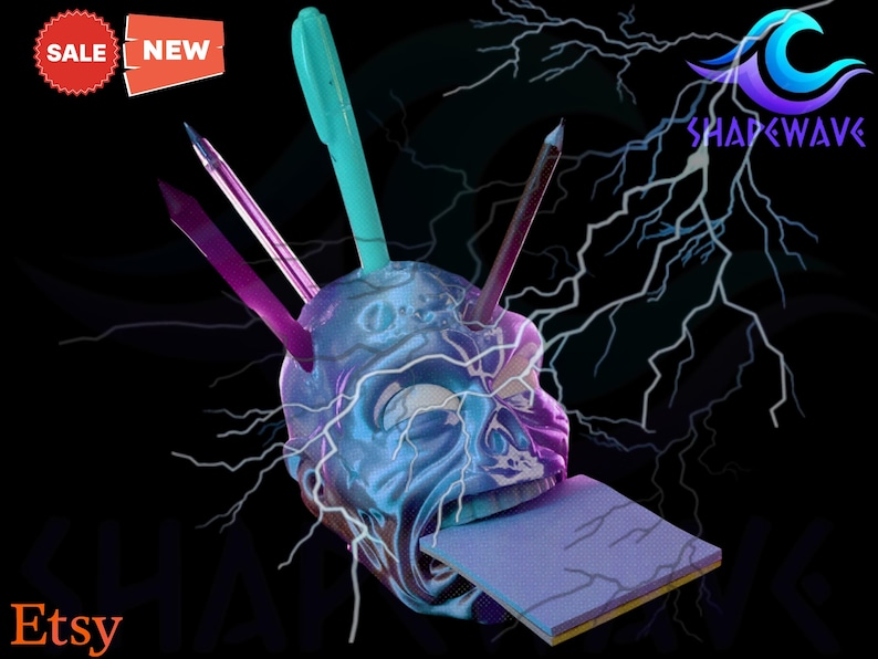 Zombie Pen Holder STL Design for 3D Printing - Etsy