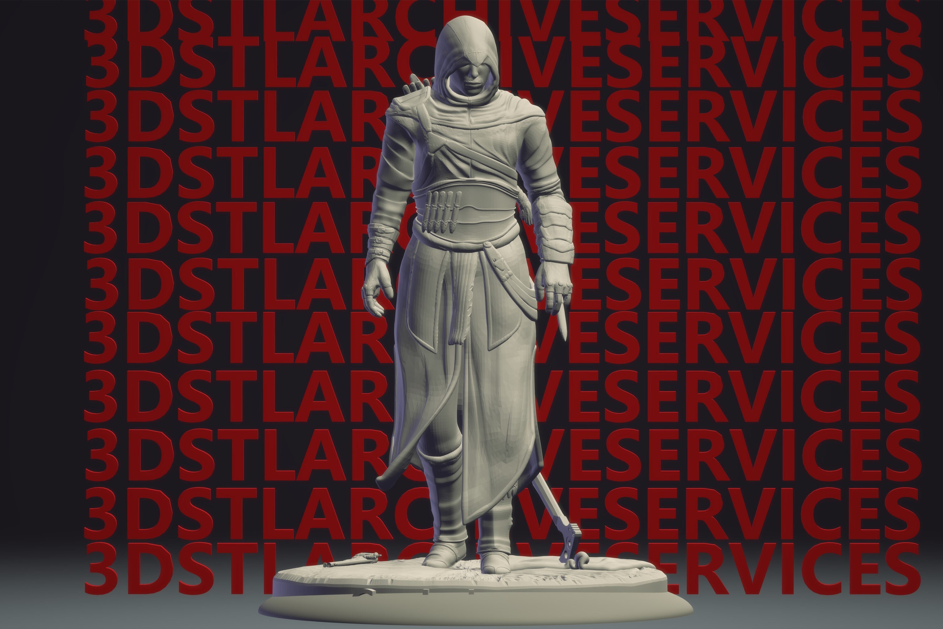 Assasin Creed 3d Model Stl Files ,stl,assasin 3d Model , Assasin Stl ...