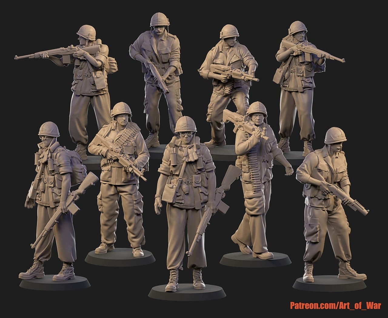 Army Stl Pack , Modern War Stl Pack , Napelonic Stl Pack Soldier Stl ...