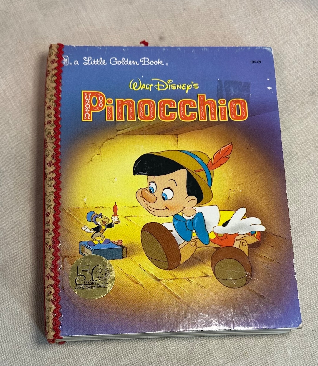 Pinocchio Little Golden Book Junk Journal - Etsy