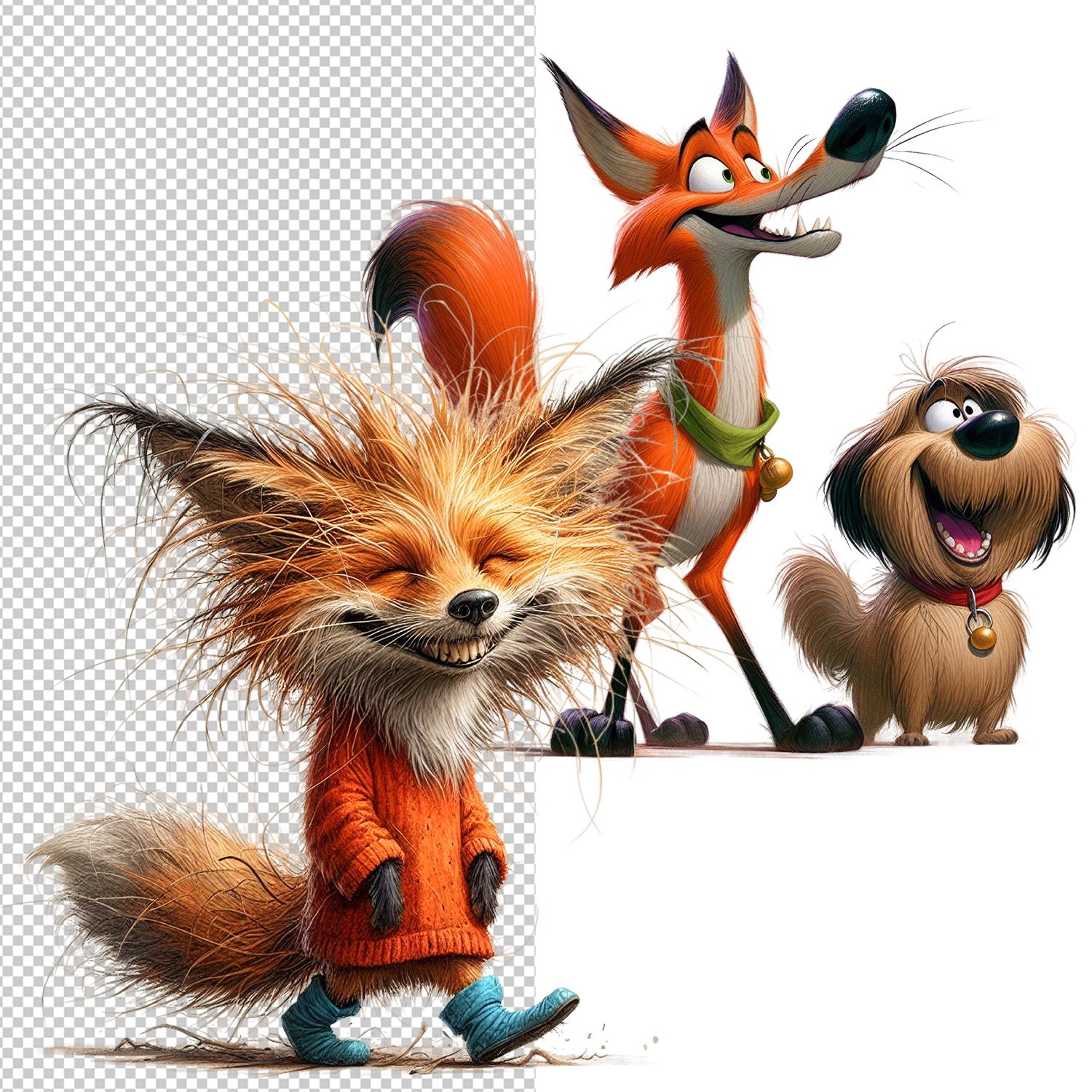 Images of Funny Fox, Funny Fox, Illustrations for Printing on Any ...