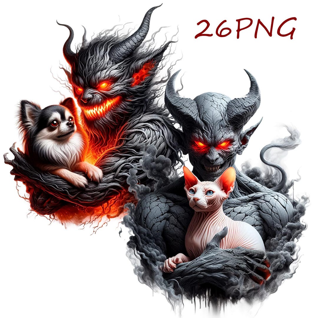 Demon PNG, Demon Drawing PNG, Mysticism Digital, Creative Images for ...