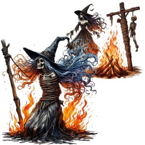 Witch Inquisition Clipart: Fantasy Witch PNG Images (27 Transparent ...