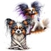 Amazing Papillon, Funny Dogs, for Your Creativity, Can Be Printed on ...