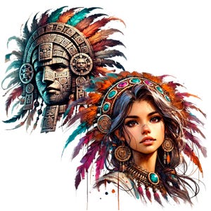 Aztecs Png, Aztec Woman Png, National Traditions, Images for Printing ...